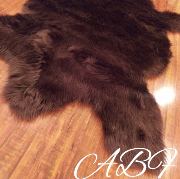 AmericasBestFur | Accents | Brown Bear Skin Faux Fur Rug 4x5 | Poshmark